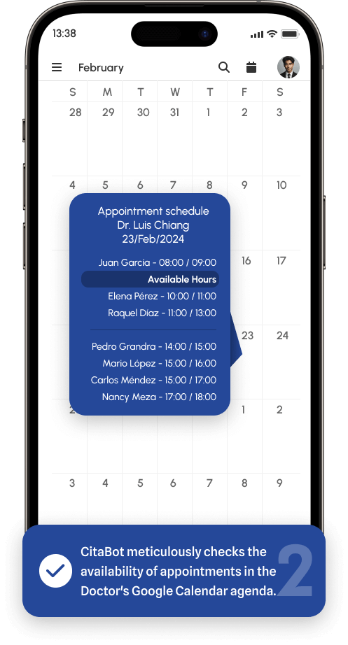 CitaBot - Automatically scheduling appointments with your clients